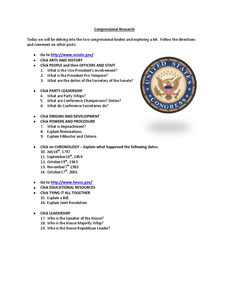 Congressional Research | PDF