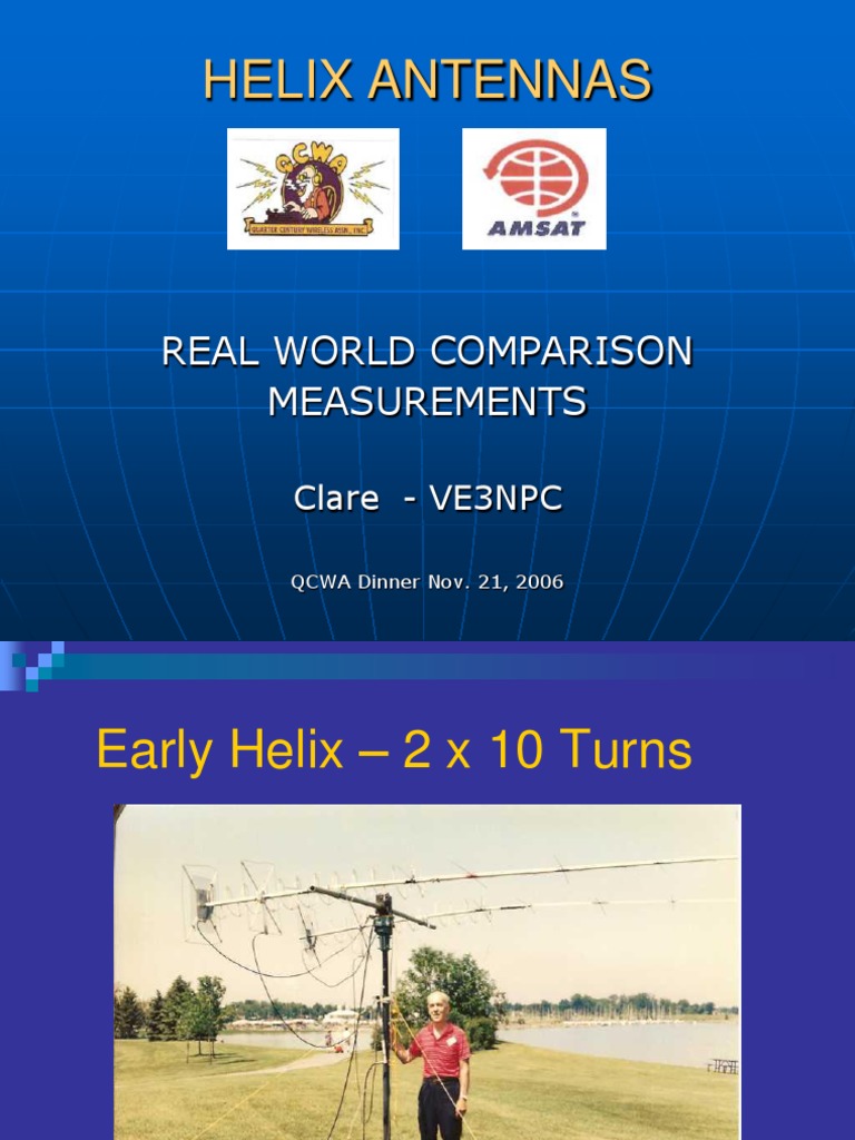 Helix Antennas | PDF | Antenna (Radio) | Telecommunications