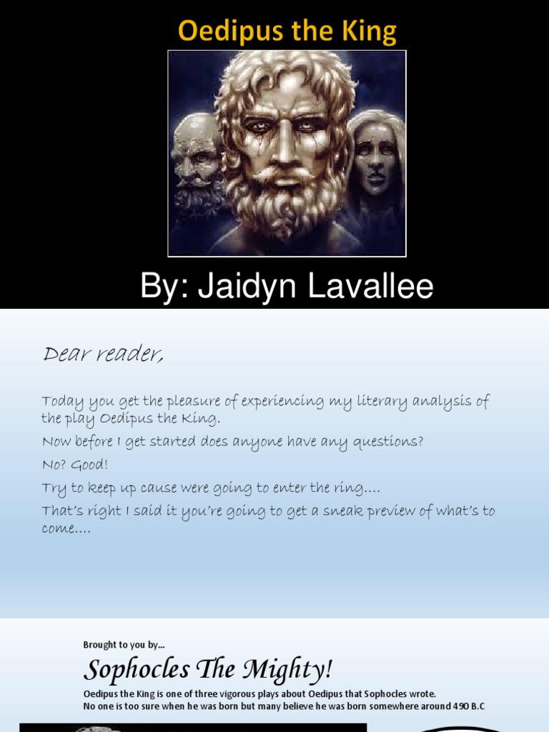 Oedipus the King: A Literary Analysis | PDF | Oedipus