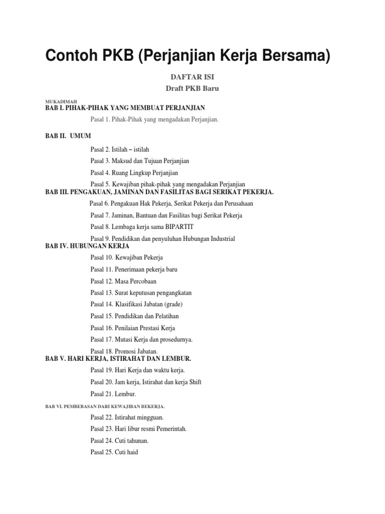 Contoh PKB | PDF