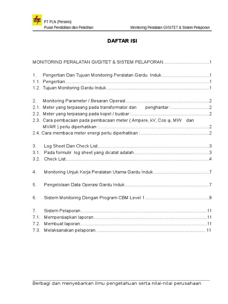 Monitoring Peralatan GI/GITET | PDF | Bisnis | Komputer