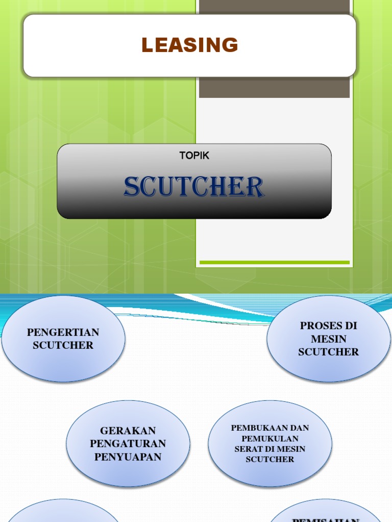 Mesin Scutcher | PDF