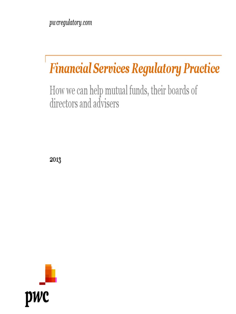 PWC Mutual Fund Regulatory Services Brochure PDF | PDF | U.S ...