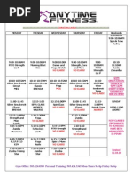 LA FITNESS Class Schedule (Print Version) - PEARL | PDF