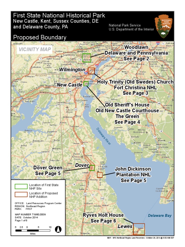 First State National Park Map | PDF | Land Use | Government Of The ...