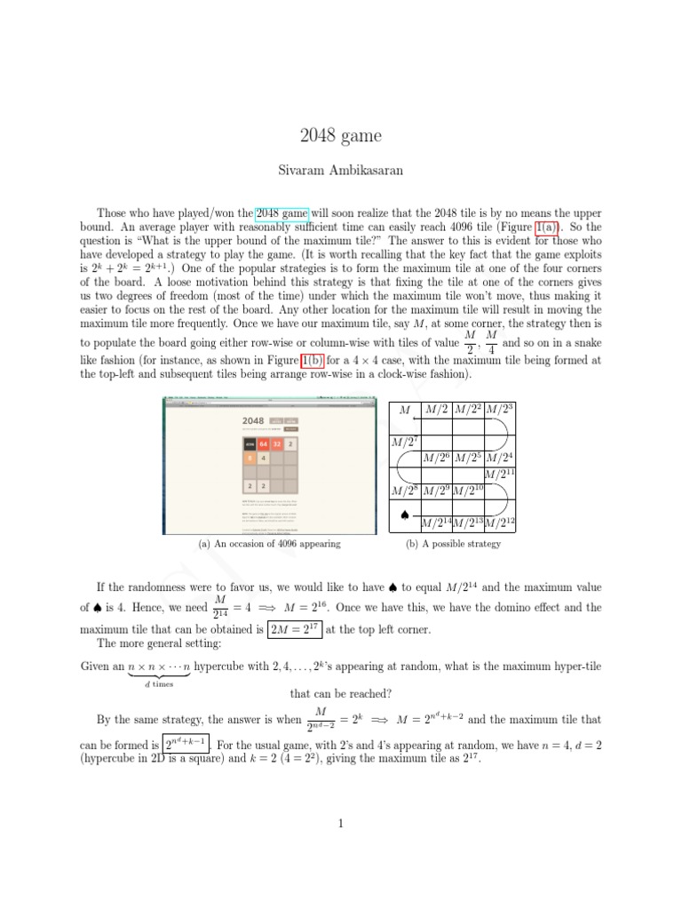 2048 | PDF | Teaching Mathematics | Mathematical Analysis