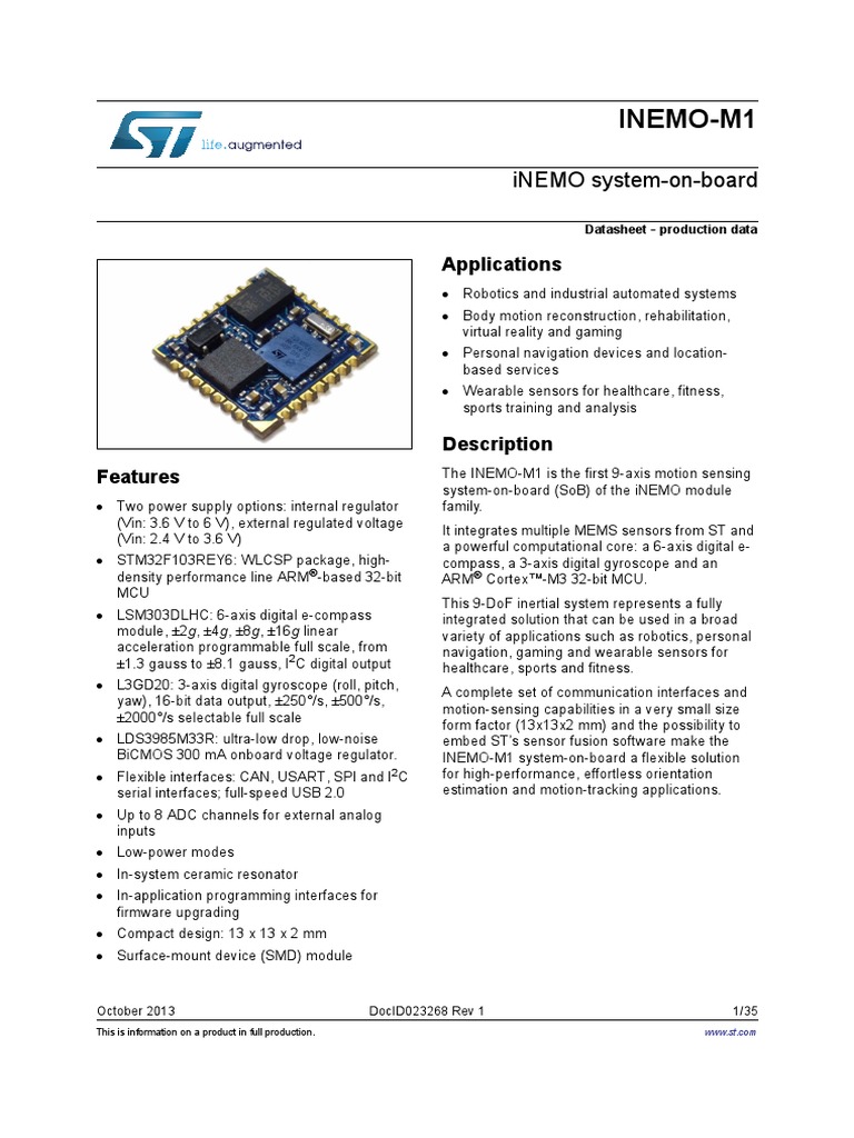 Inemo M1 | PDF