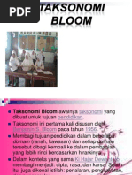 Tabel Taksonomi Bloom | PDF