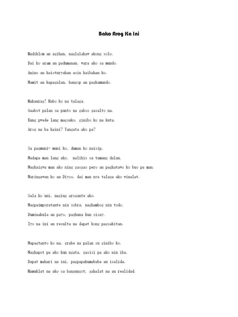 Bicol Poems | PDF