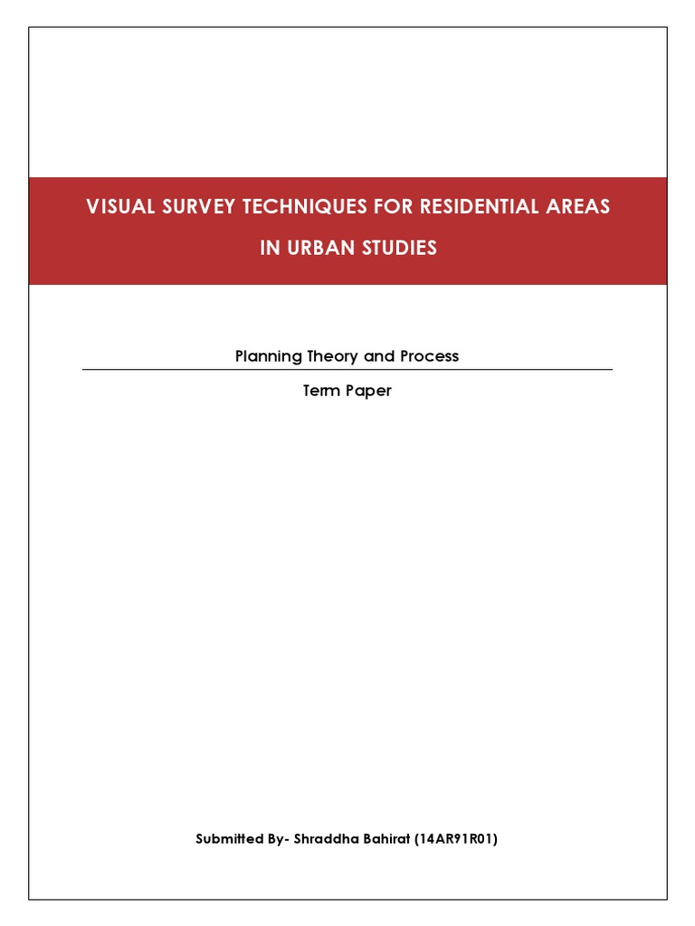 Visual Survey Techniques | PDF | Qualitative Research | Observation