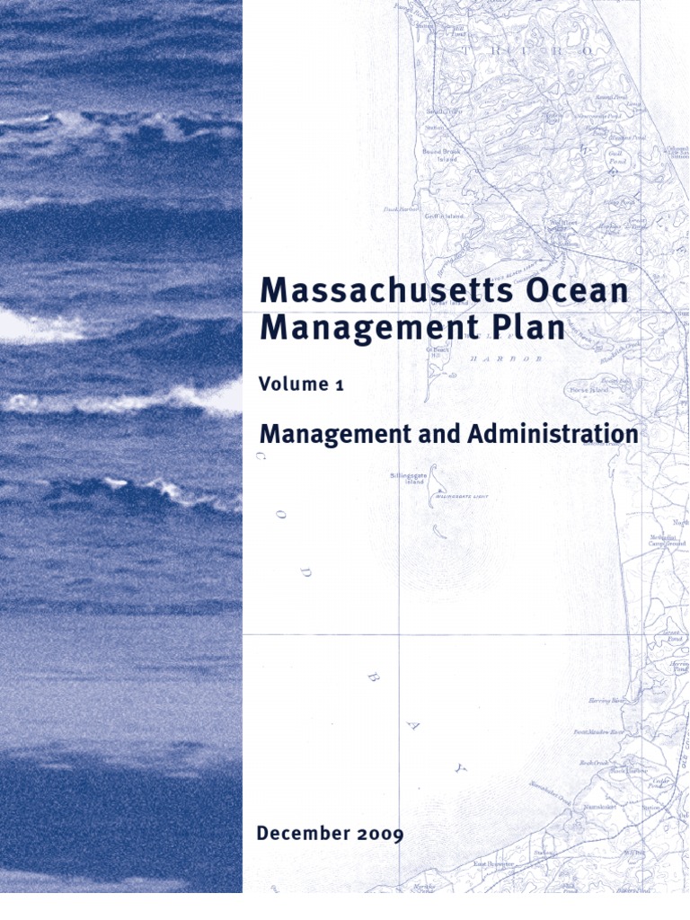 Massachusetts Ocean Management Plan 2009 | PDF | Wind Power ...