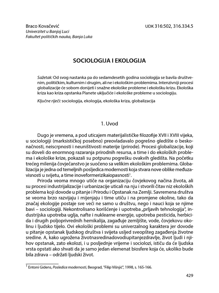 Braco Kovacevic PDF | PDF