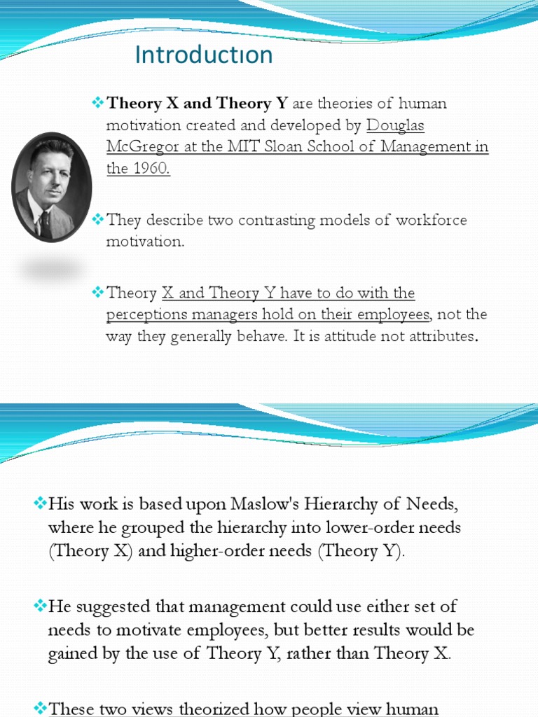 Theories XYZ - Edit | PDF | Motivation | Motivational