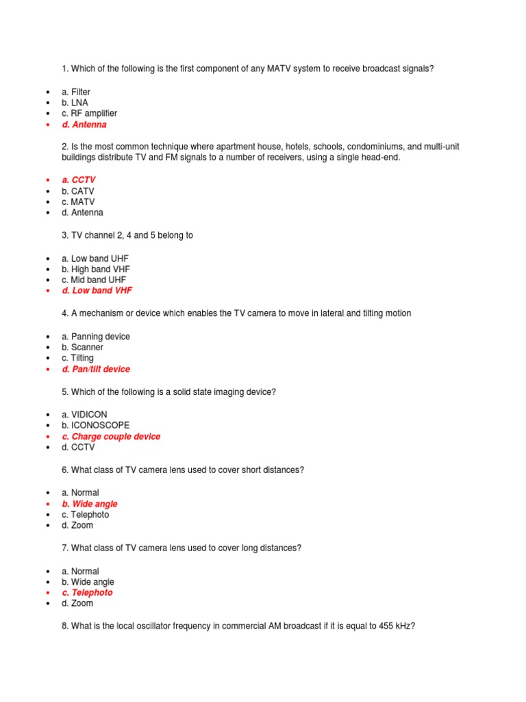 TV Broadcasting | PDF | Frequency Modulation | Amplifier