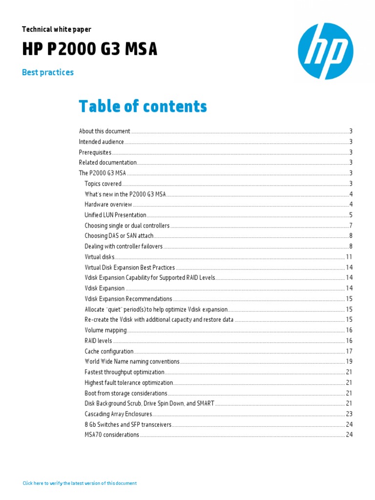 HP P2000 San | PDF | Computers