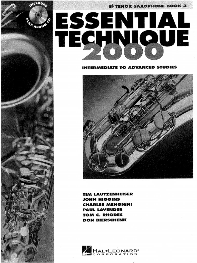 Essential Technique - Tenor Sax | PDF