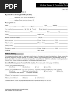 LDS Permission and Medical Release Form | PDF | Over The Counter Drug ...