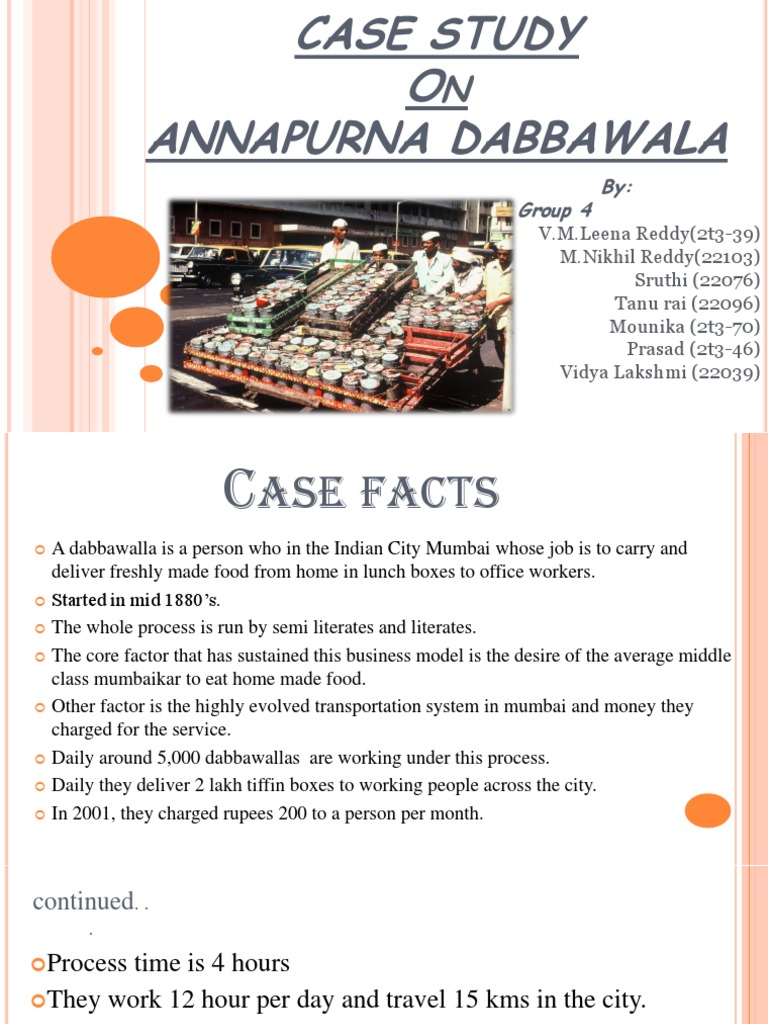 Annapurna Dabbawala Case | PDF | Restaurant And Catering | Economies