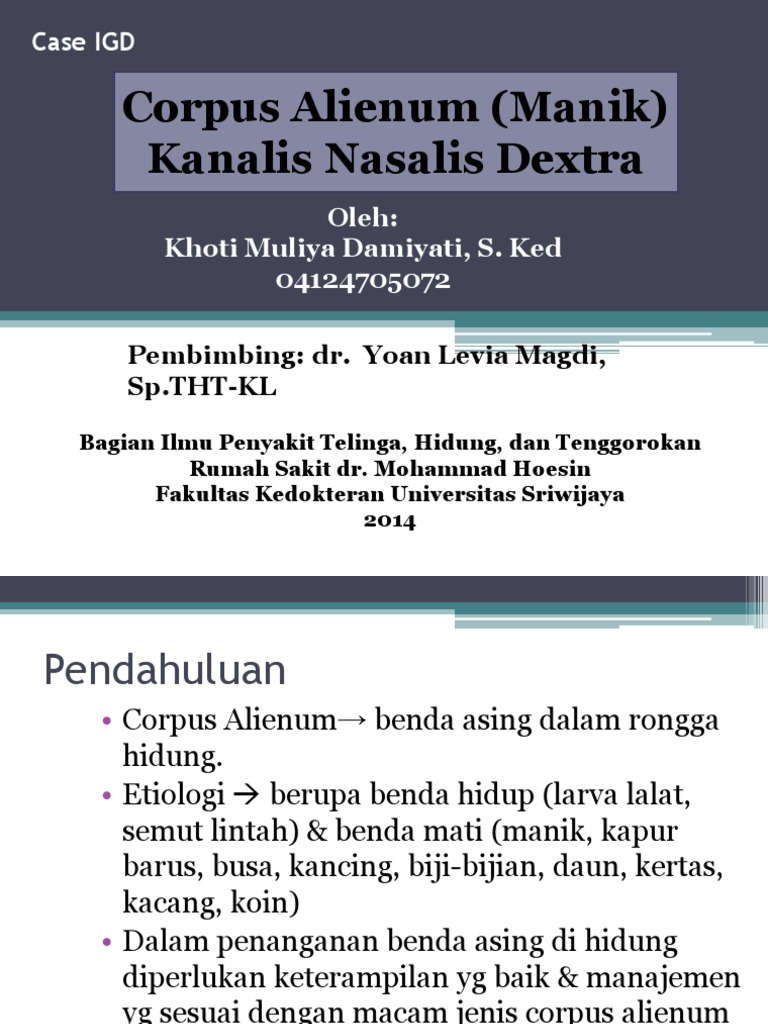 Case IGD Carpal (Manik) KND | PDF