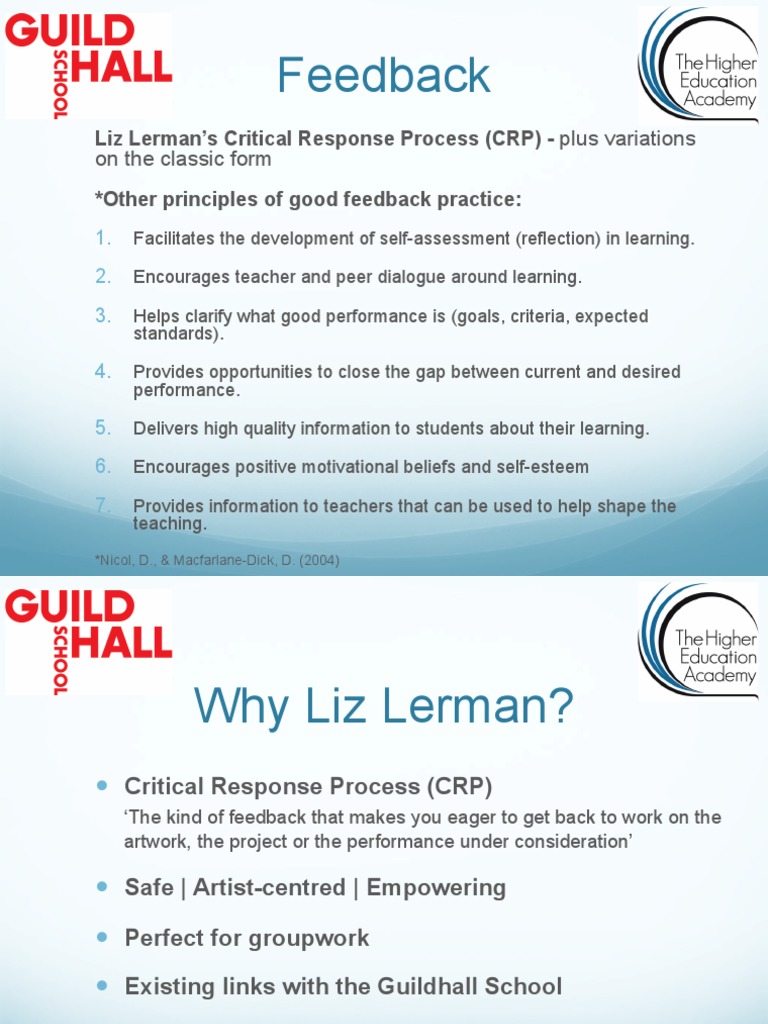 Critical Response Process Summary | Download Free PDF | Epistemology ...