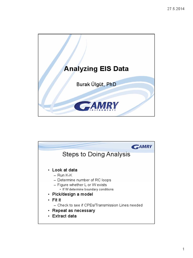 6 Analyzing EIS Data | PDF | Electromagnetism | Electrical Engineering