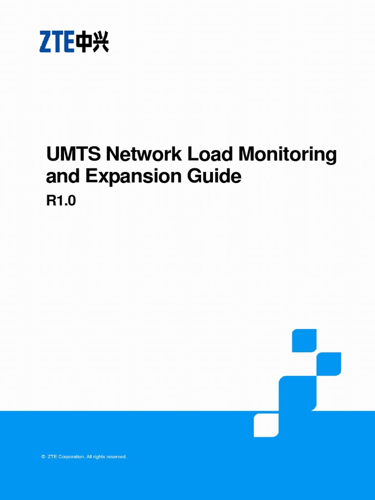 Zte Umts Load Monitoring and Expansionguide 141112012330 Conversion Gate02 | PDF | High Speed ...