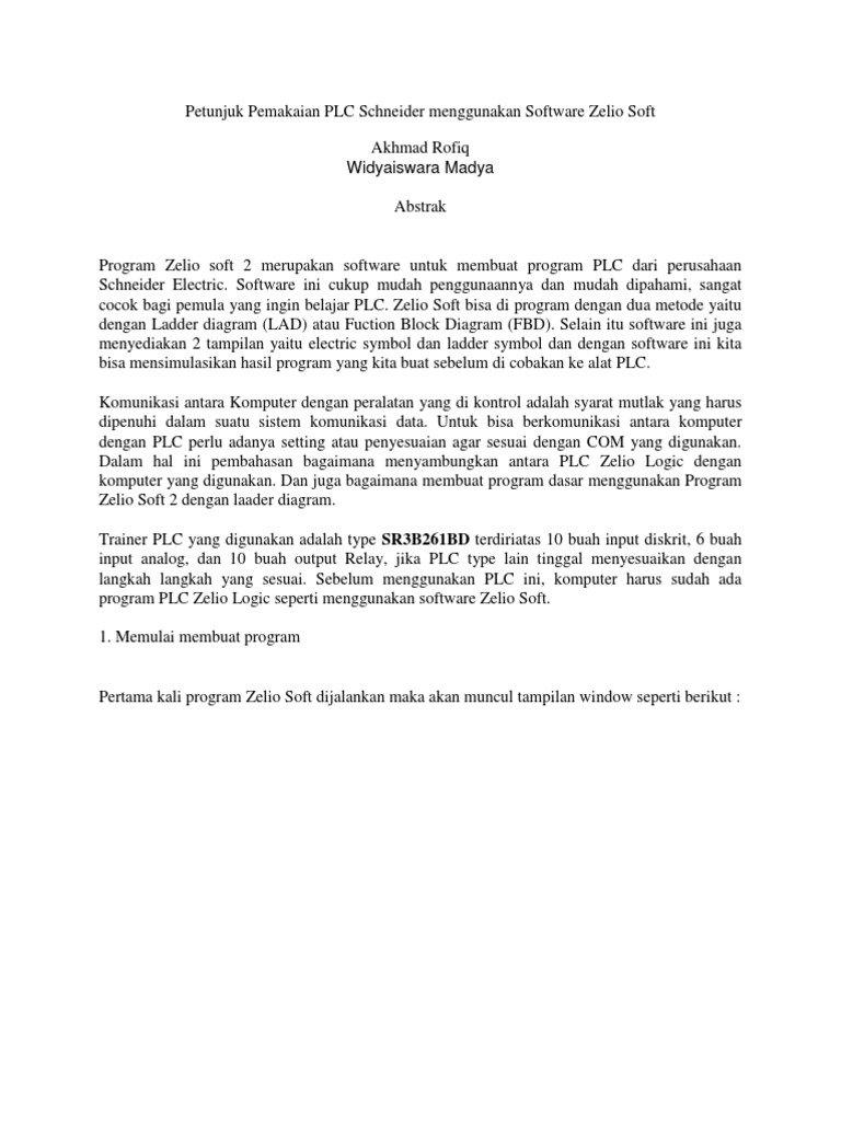 Software Zelio Soft Hanya Copypaste | PDF