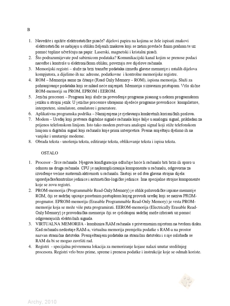 Informatika Teorija Pdf