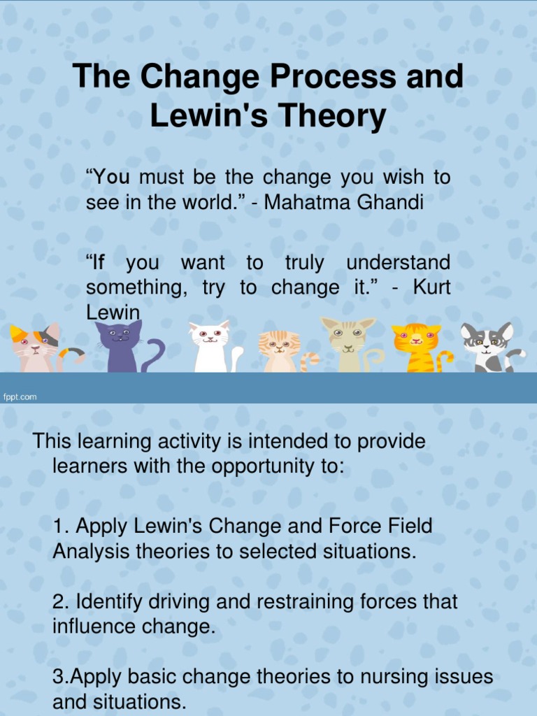 The Change Process and Lewin's Theory | Nursing | Psychology ...