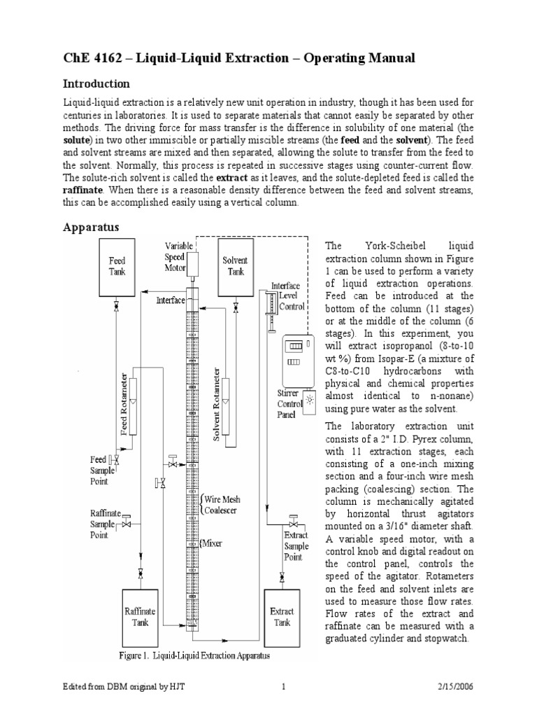 LLE Operating Manual | PDF | Gas Chromatography | Fluid Dynamics