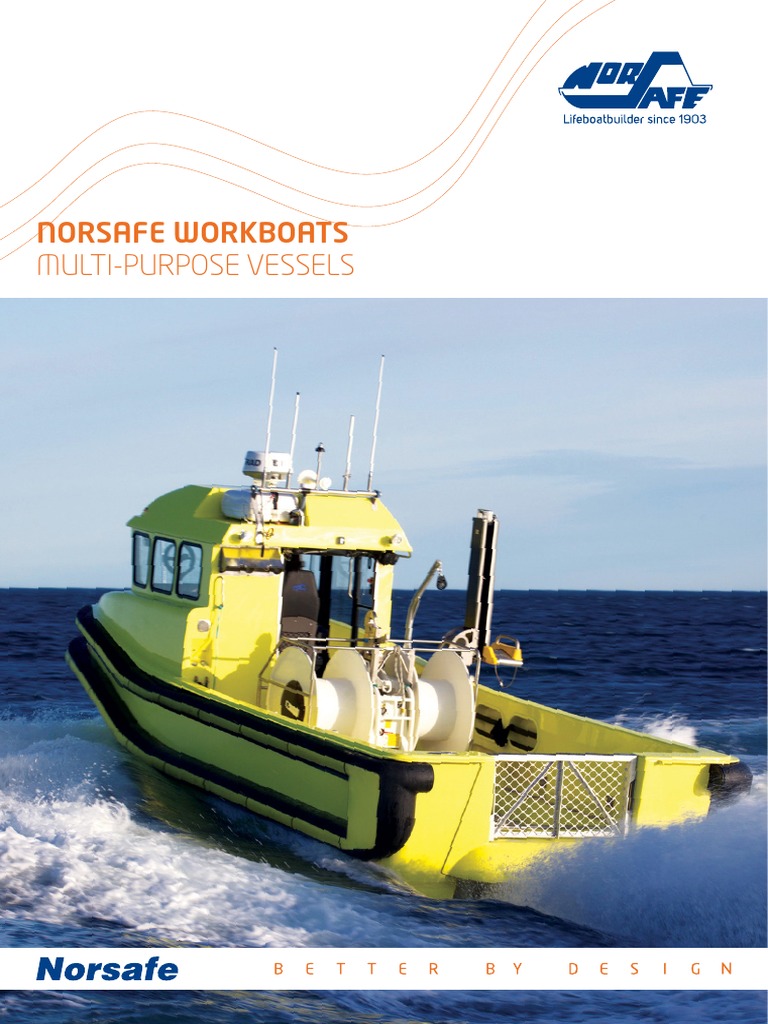 Norsafe Workboats Multi-Purpose Vessels | PDF | Engines | Ships