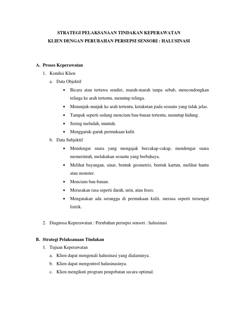 SP Halusinasi | PDF