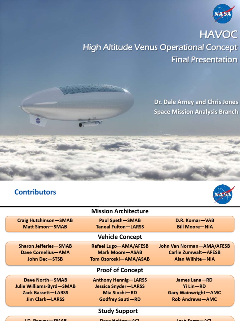 Venus Exploration: HAVOC Mission Analysis | PDF | Venus | Atmosphere