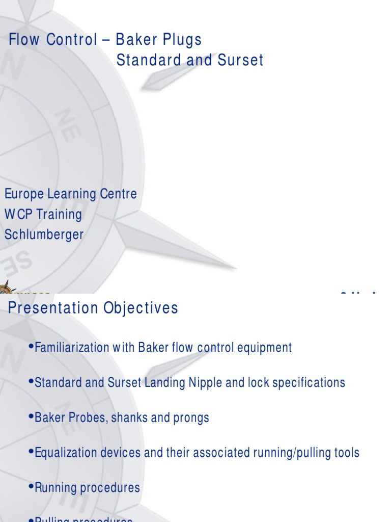 Baker Flow Control Equipment Overview | PDF | Equipment | Mechanical ...