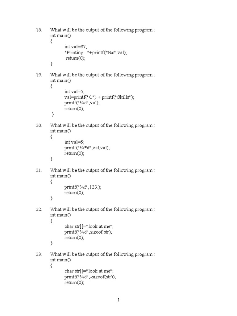 CP 1 | PDF | Parameter (Computer Programming) | Subroutine