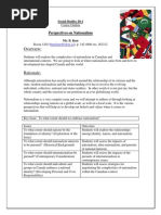 Social Studies 20-1 | PDF | Nationalism | Canada