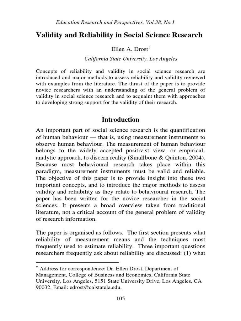 validity n reliability.pdf | Validity (Statistics) | Cronbach's Alpha