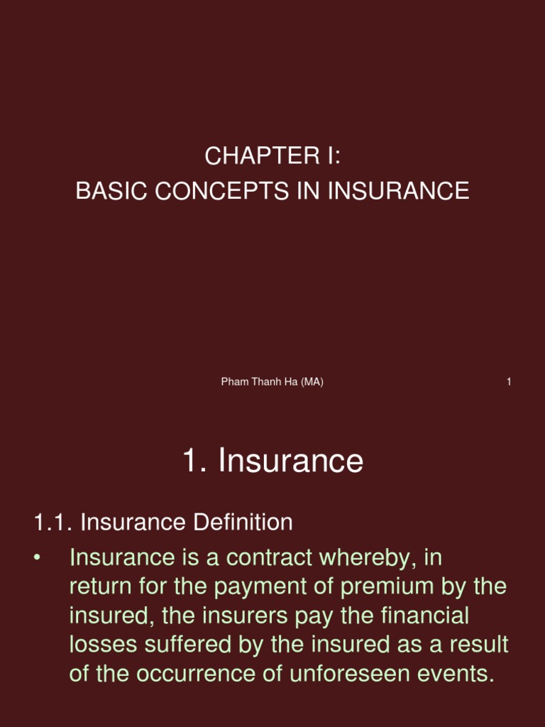 Principles of Insurance (1) Total Slides | PDF | Reinsurance | Insurance
