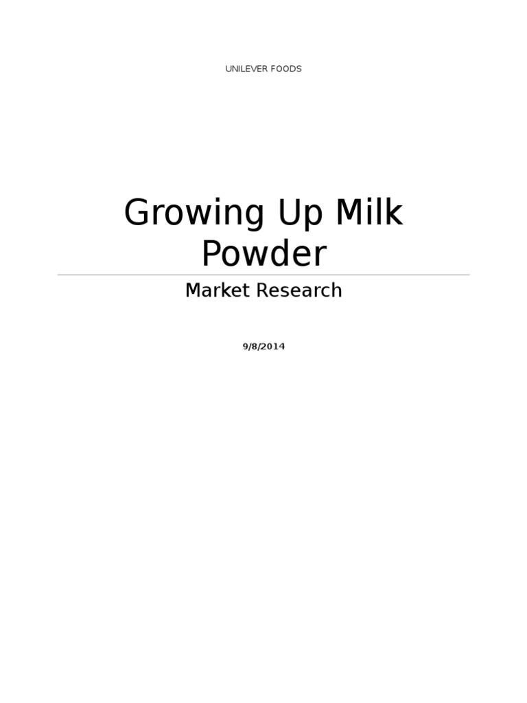 UniLever Foods Project Charter | PDF | Retail | Market Segmentation