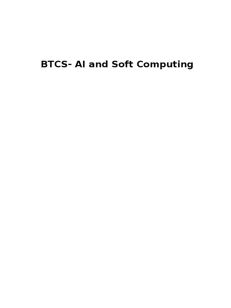 AI and Soft Computing | PDF | Artificial Intelligence | Intelligence ...