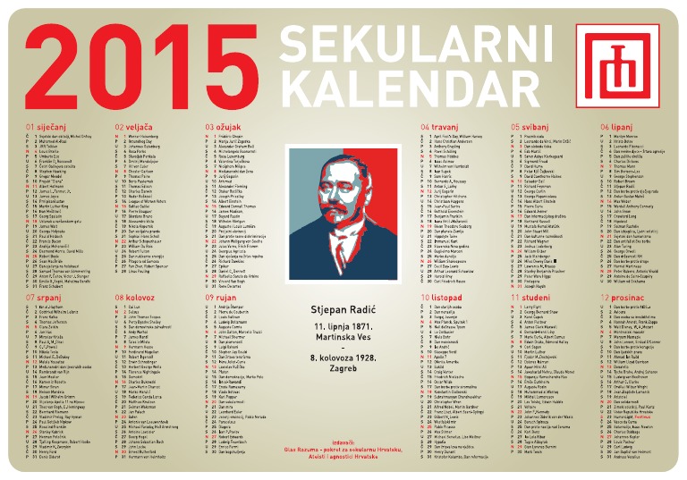 Sekularni Kalendar 2015 | PDF