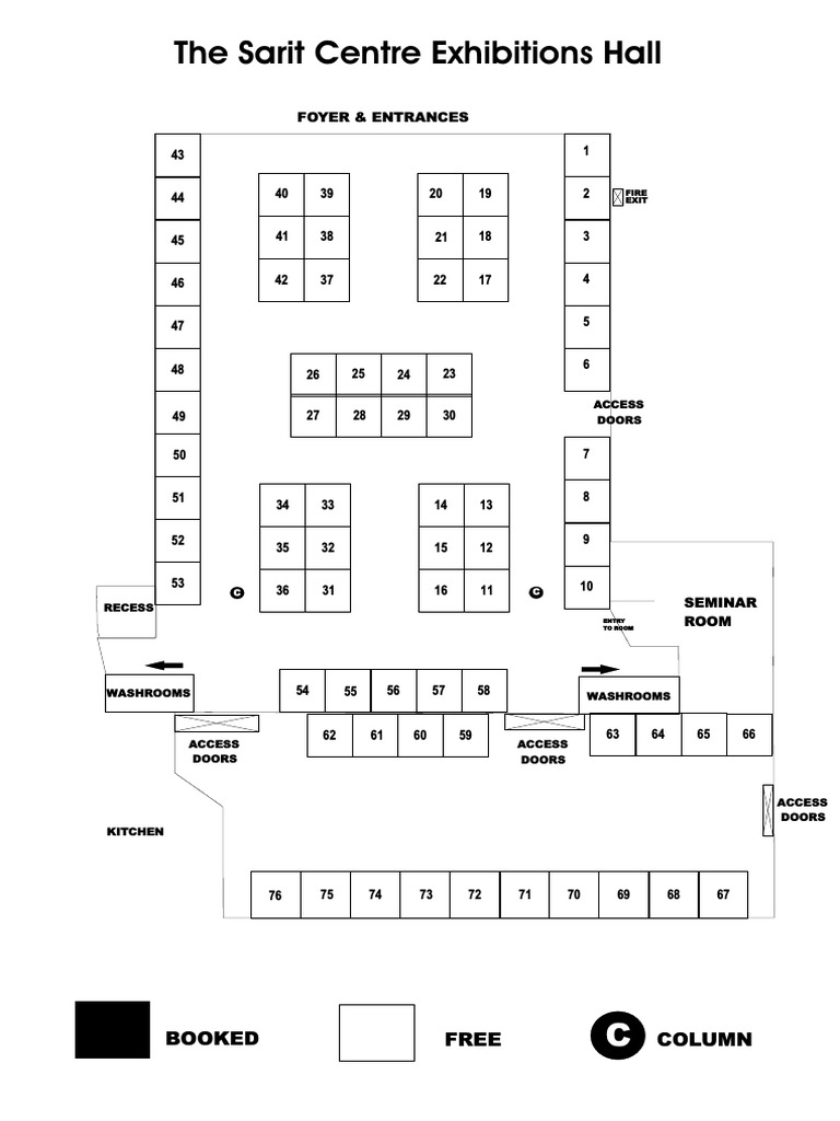 The Sarit Centre Exhibitions Hall: Foyer & Entrances | PDF