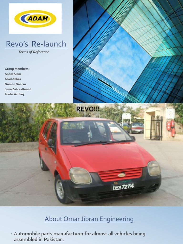 Revo's Re-Launch: Terms of Reference | PDF | Survey Methodology | Brand