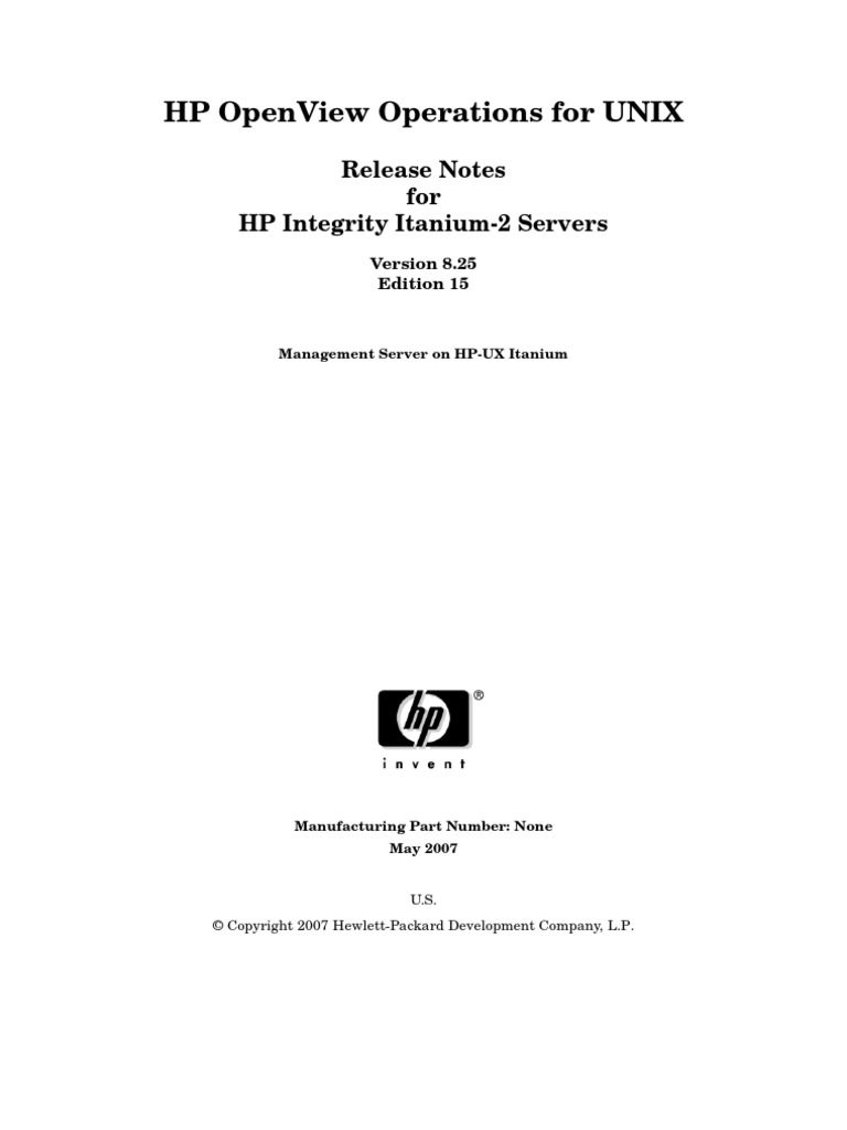 Hp Openview Operations For Unix Pdf Java Programming Language Unix