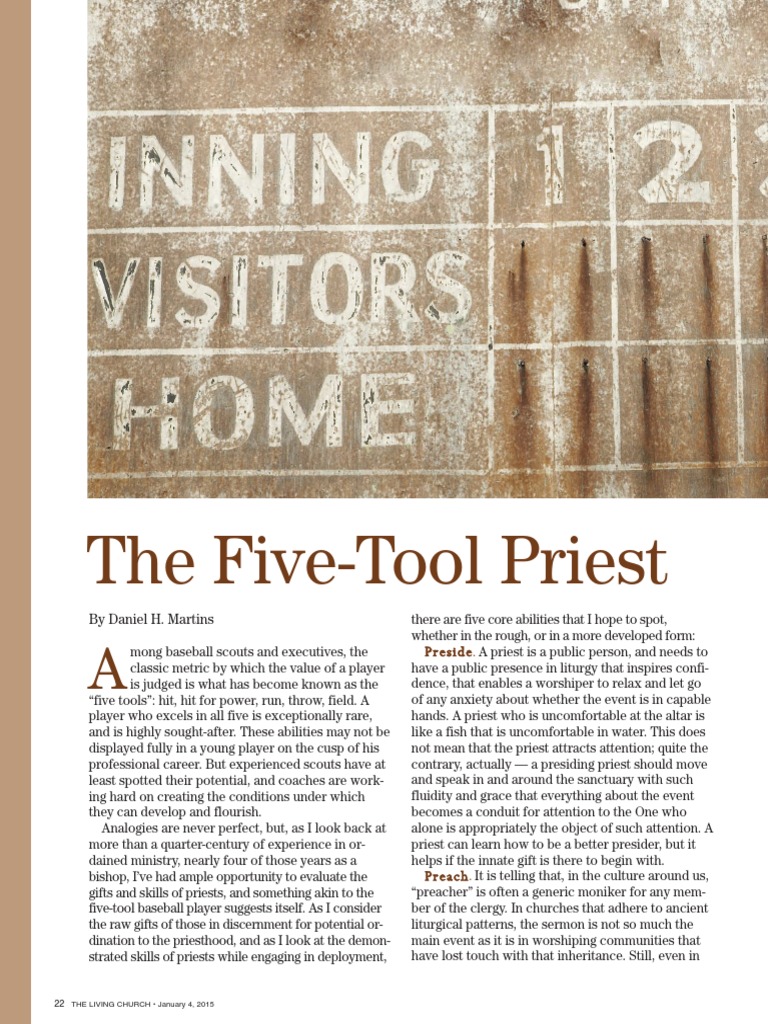 Five Tool Priest | PDF | Ordination | Priest