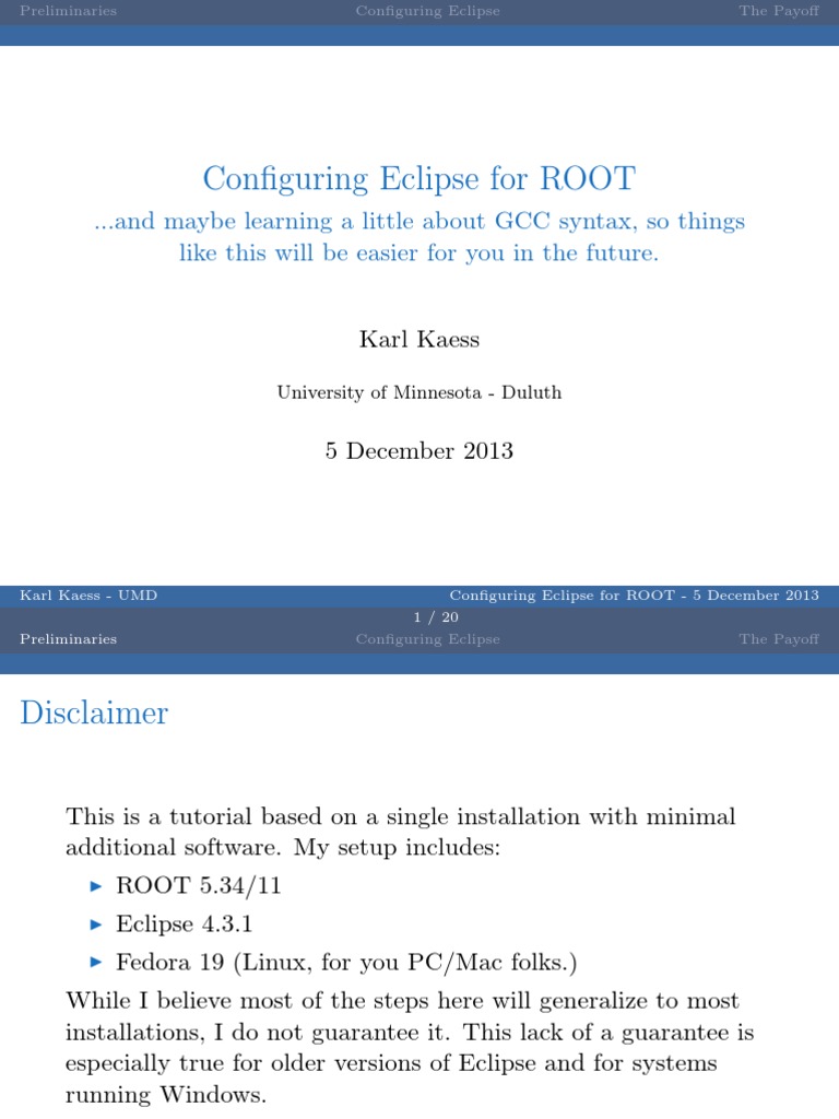 Eclipse Root | PDF | Compiler | C++