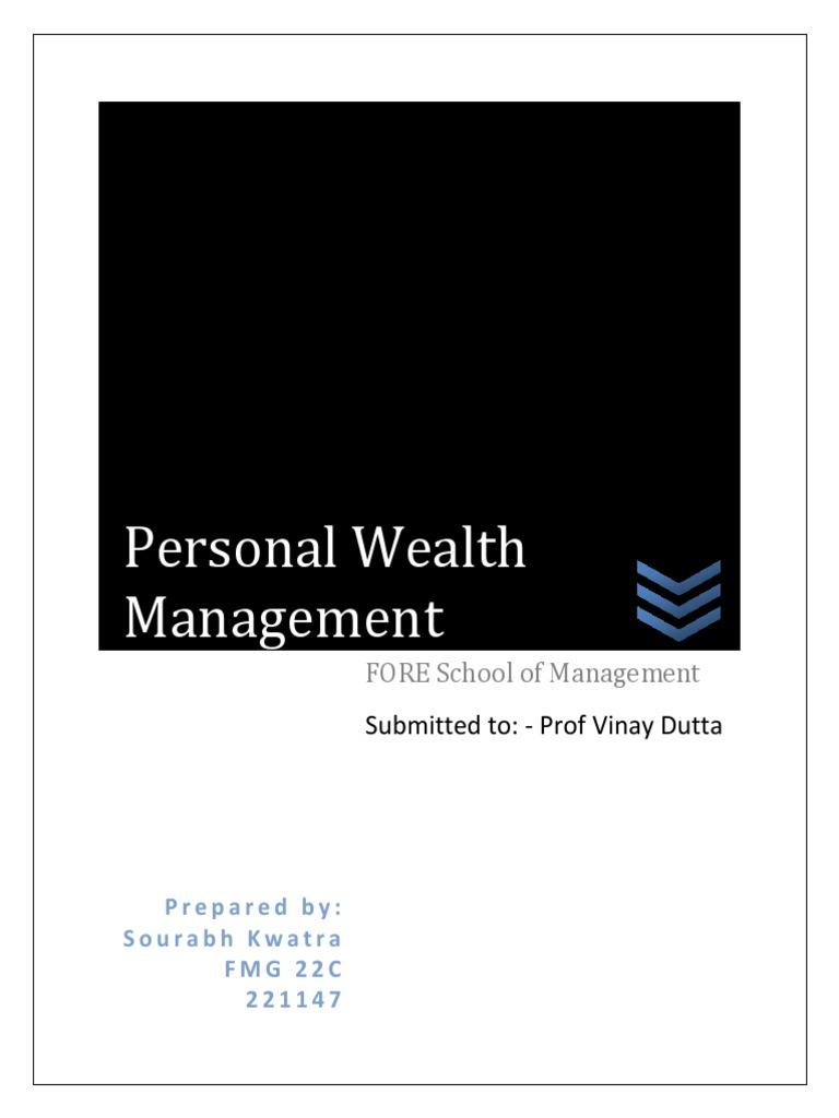 Personal Wealth Management | PDF | Wealth Management | Investing