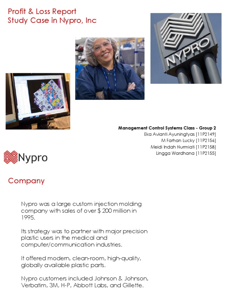 4-3 Nypro | PDF | Cost Accounting | Income Statement