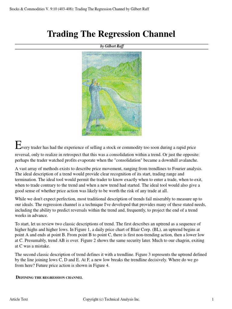 Trading The Regression Channel | PDF | Technical Analysis | Prediction