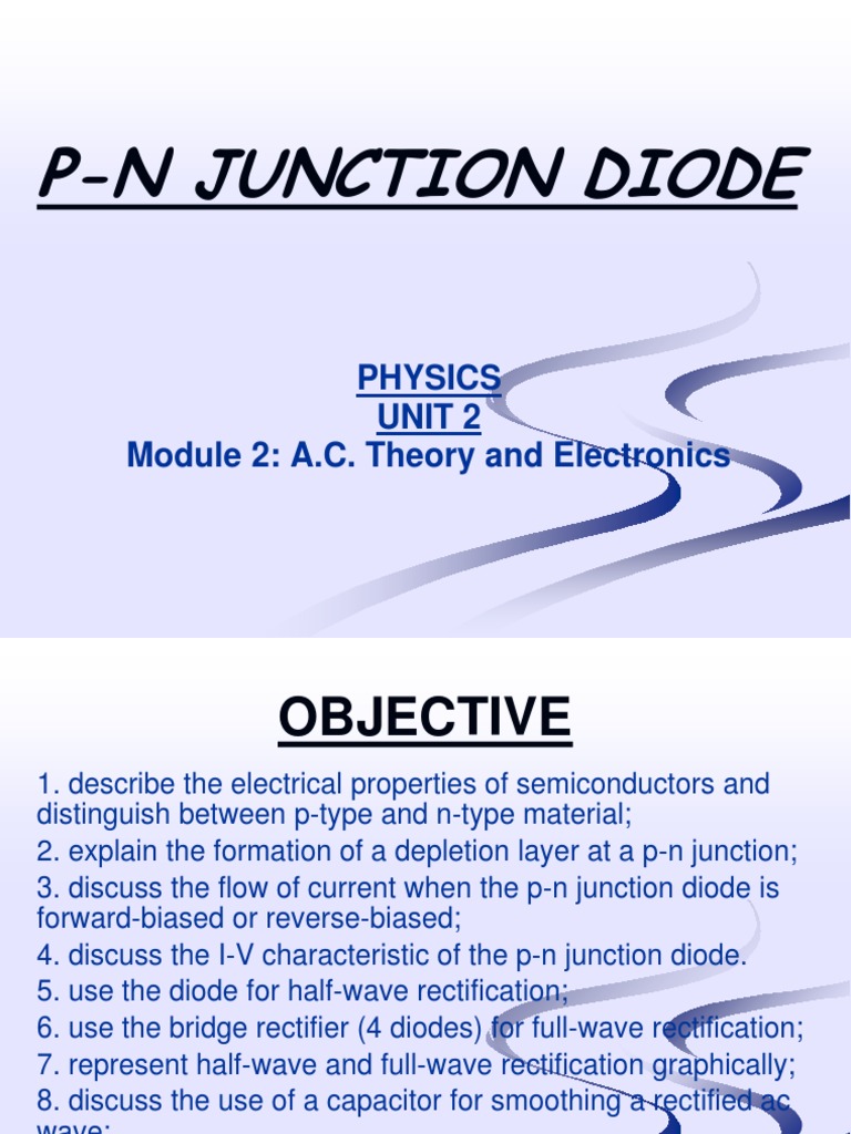 P-N Junction Diode | PDF | P–N Junction | Semiconductors